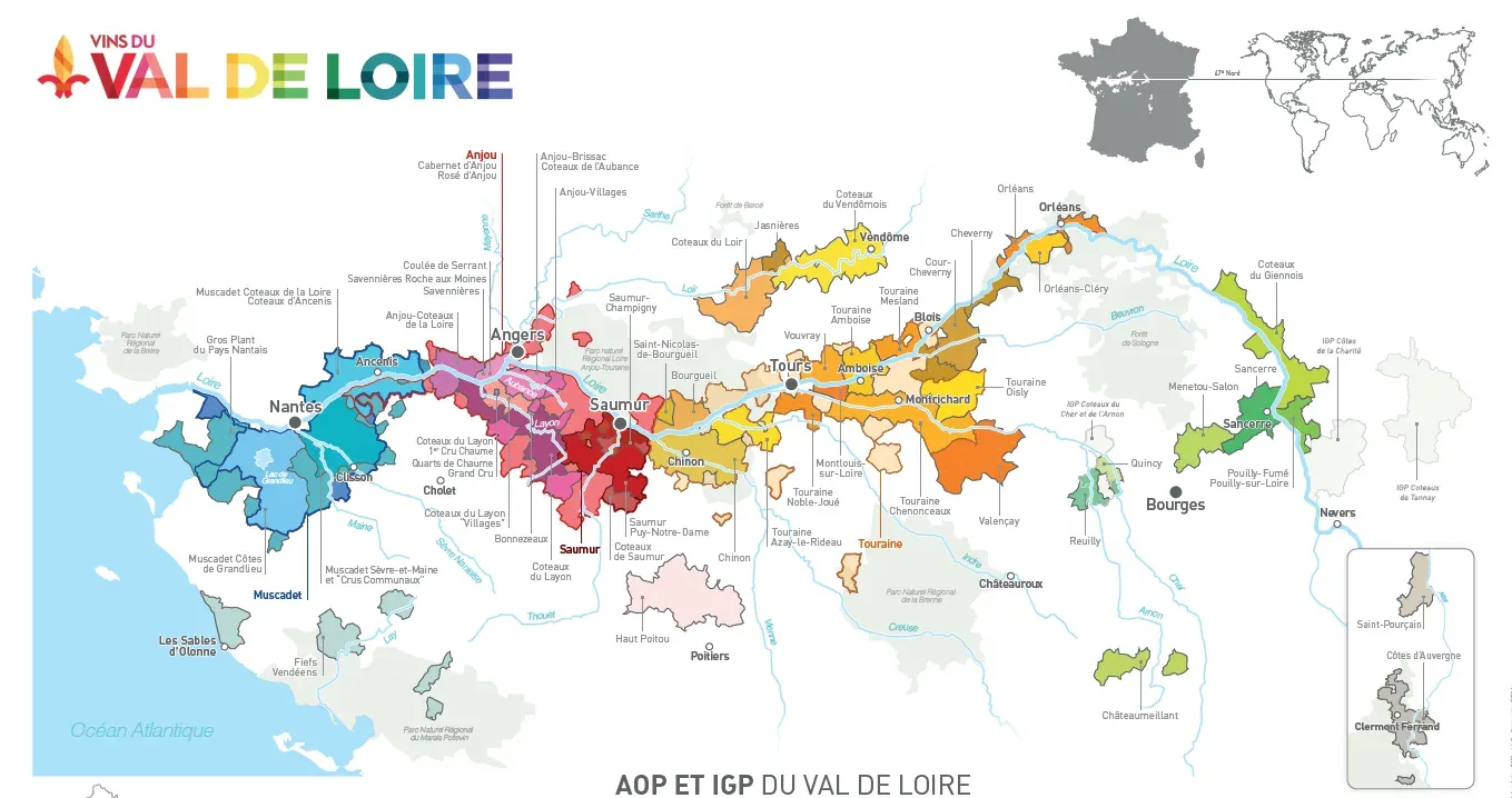 10 appellations pour découvrir les vins du Val de Loire - Ampelio